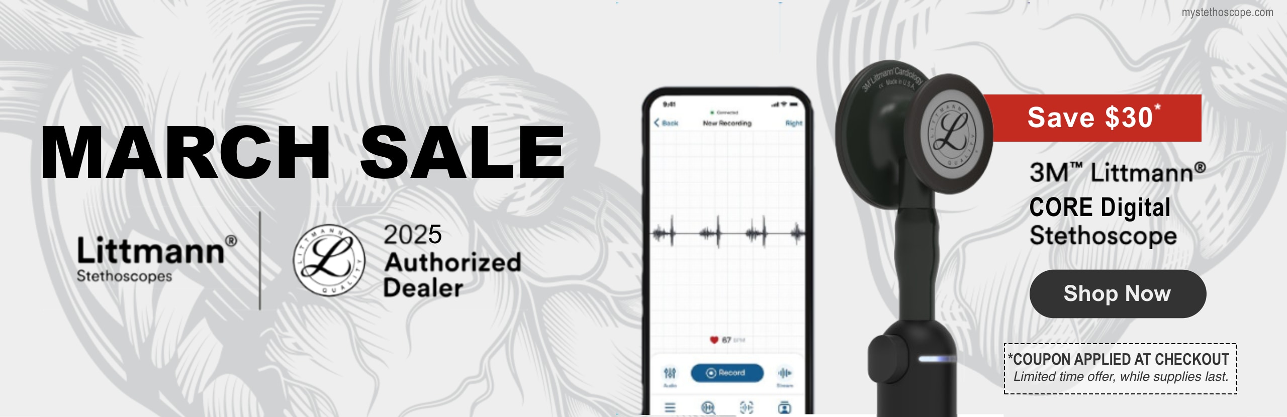 Littmann Stethoscopes - Classic, Cardiology & CORE | MyStethoscope.com